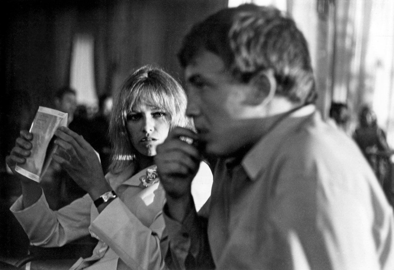 Nathalie Delon et Stefan Markovic à Saint-Tropez en 1967